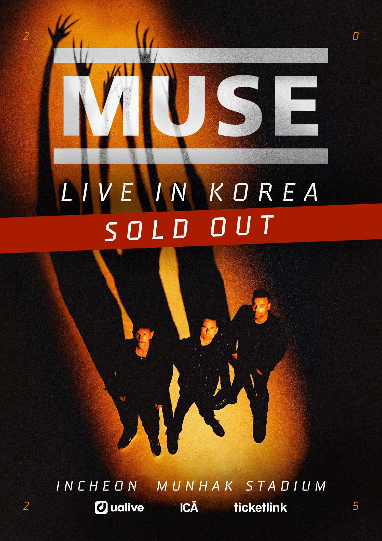 Concierto de Muse en Corea tras 10 años: "Nos vemos de nuevo"