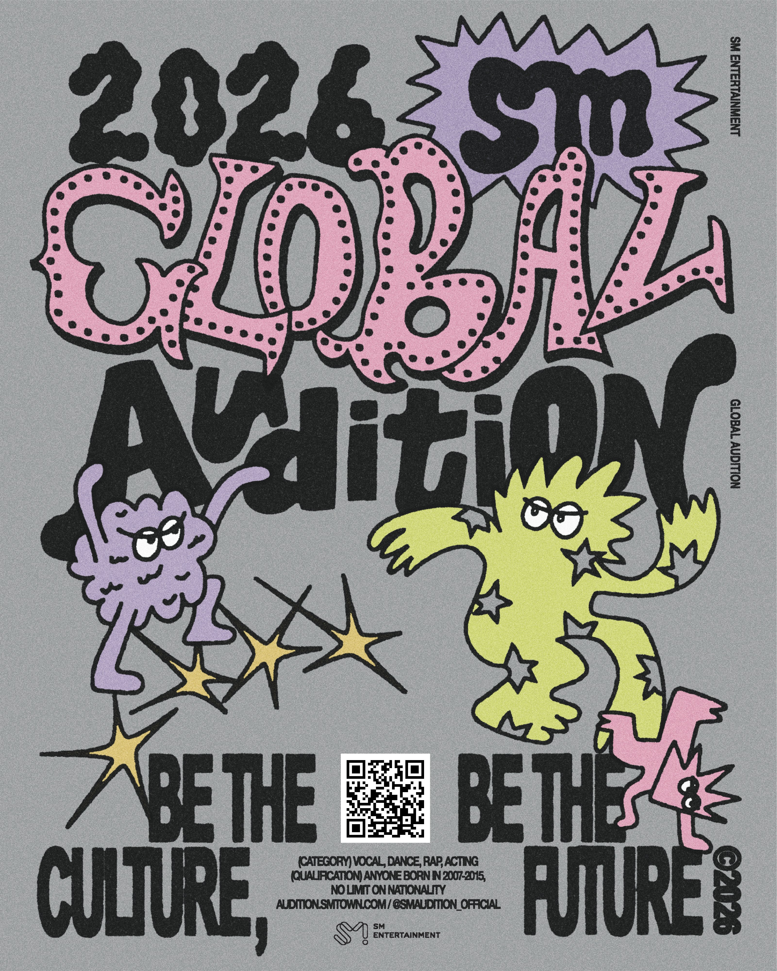 Khám Phá Ngôi Sao Thế Hệ Mới! SM, Cuộc Thi Toàn Cầu 2026 Bắt Đầu Từ Ngày 10 Tháng 1