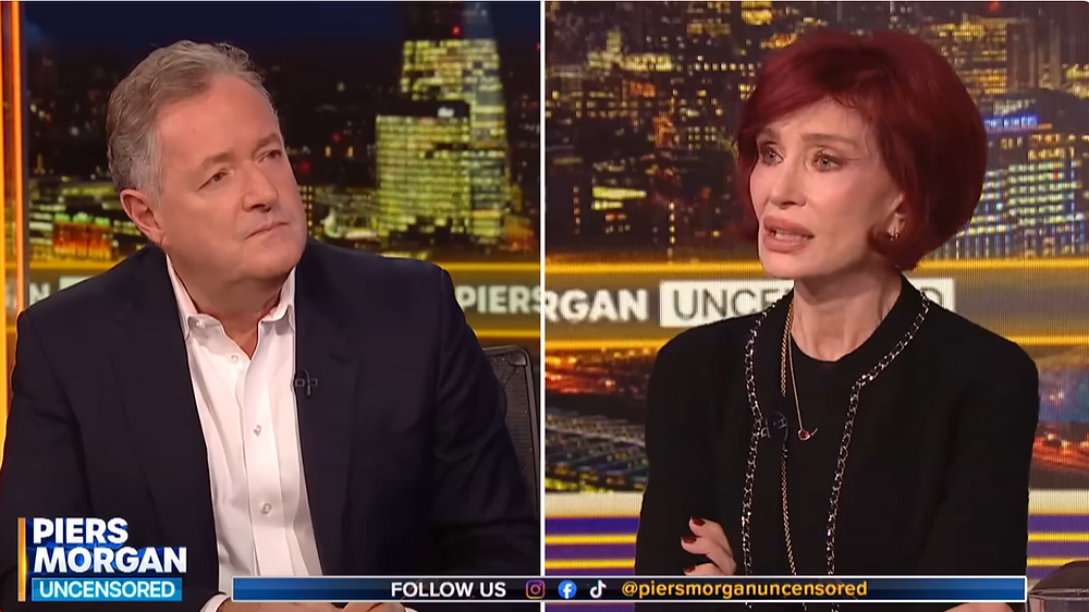 Sharon Osbourne Breaks Down on Piers Morgan Show... "Kelly Lost Weight ...