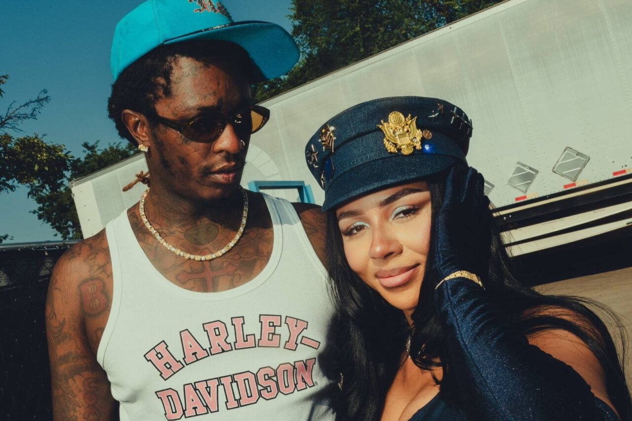 Young Thug Kneels to Mariah the Scientist During Concert... Jumbotron ...